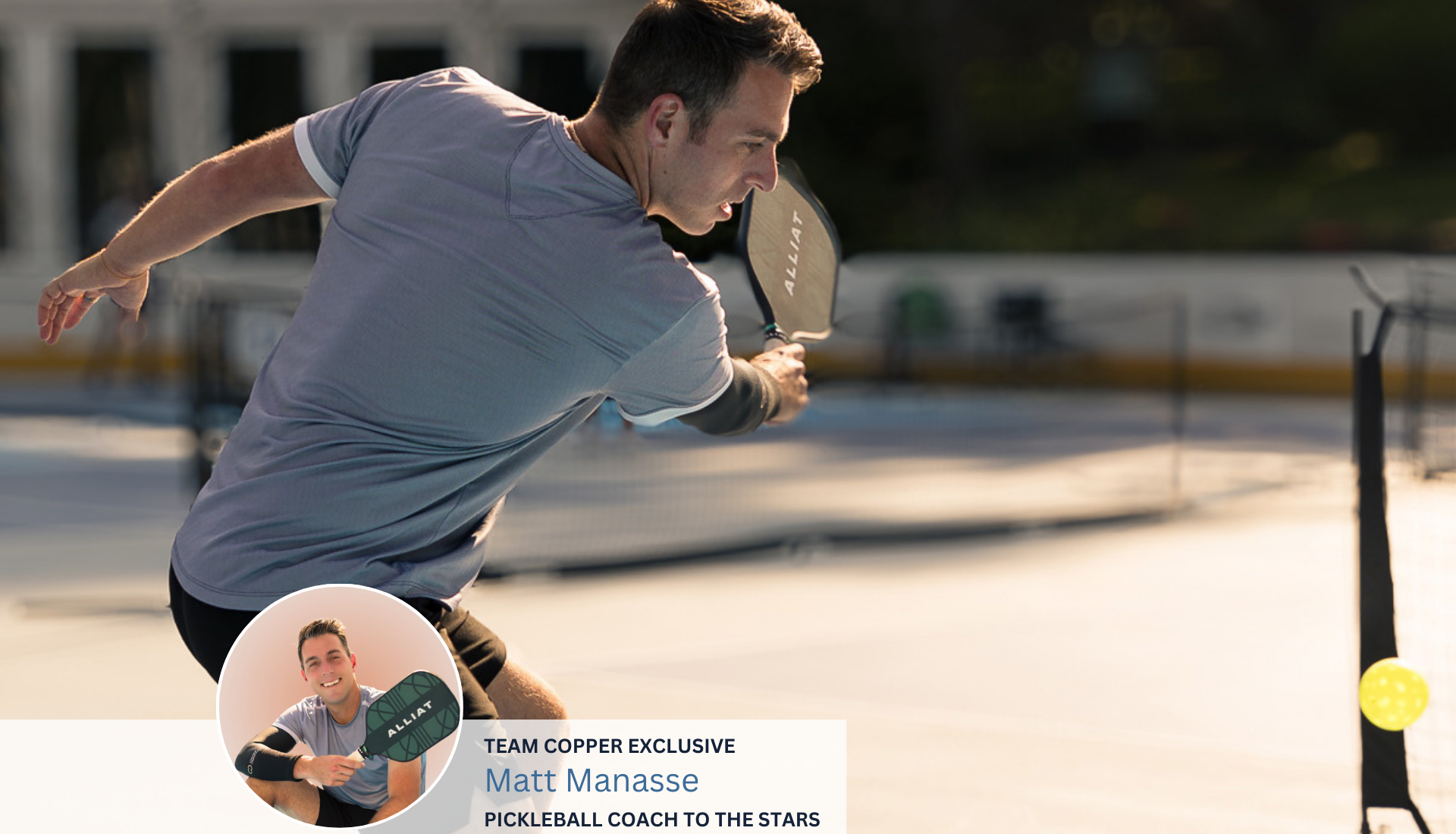 Mastering the Backhand Dink: Tips from Matt Manasse – Copper Compression