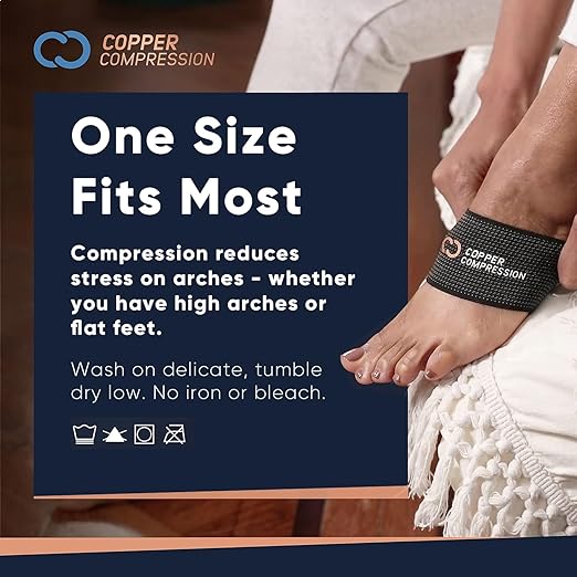 Foot Arch Support - Copper-Infused for Arthritis Pain Relief – Copper ...