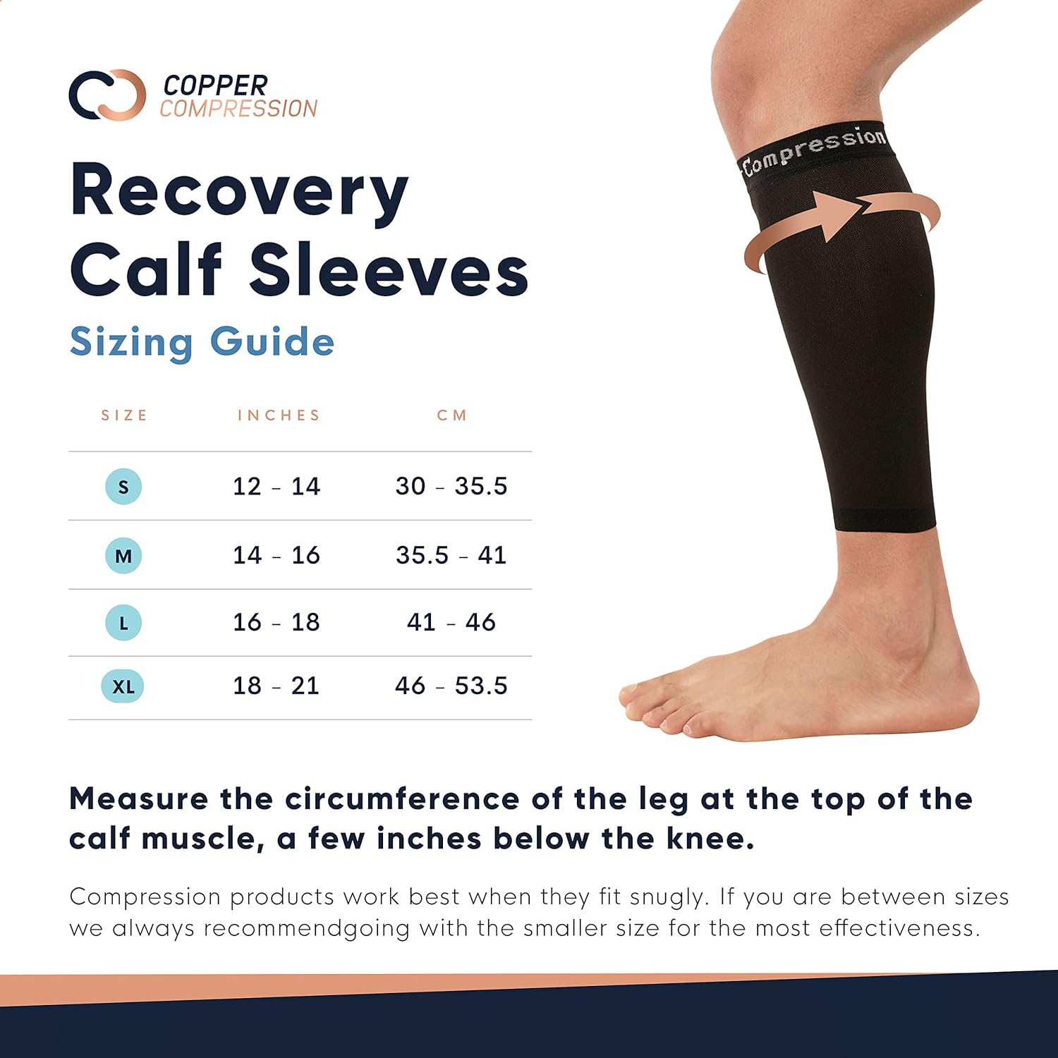 Copper Compression Calf & Leg Sleeves - Fit & Performance Matters