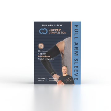 Copper Compression - Copper Infused Compression Sleeves - Arm & Elbows
