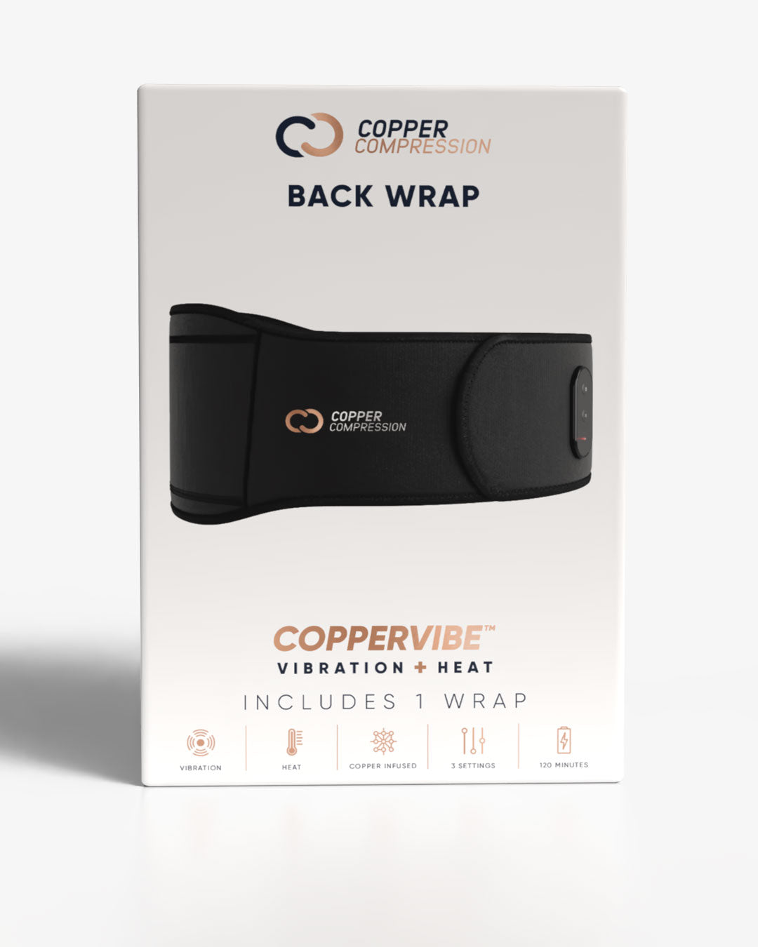 CopperVibe™ Back Wrap – Copper Compression