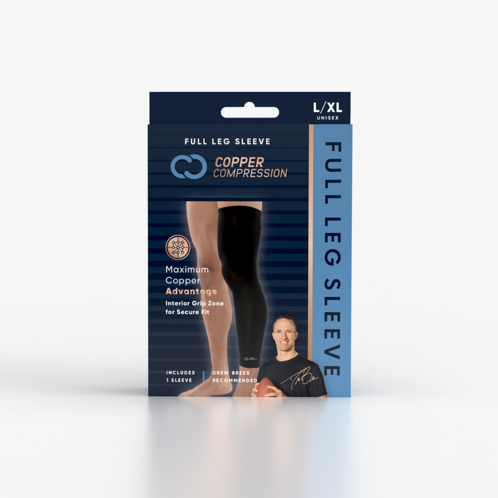 Copper Compression Knees Calves Thighs Legs Highest Copper Content