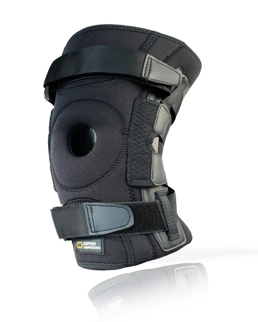 Copper Compression Knee Brace - Dual Hinge Heavy Knee Brace