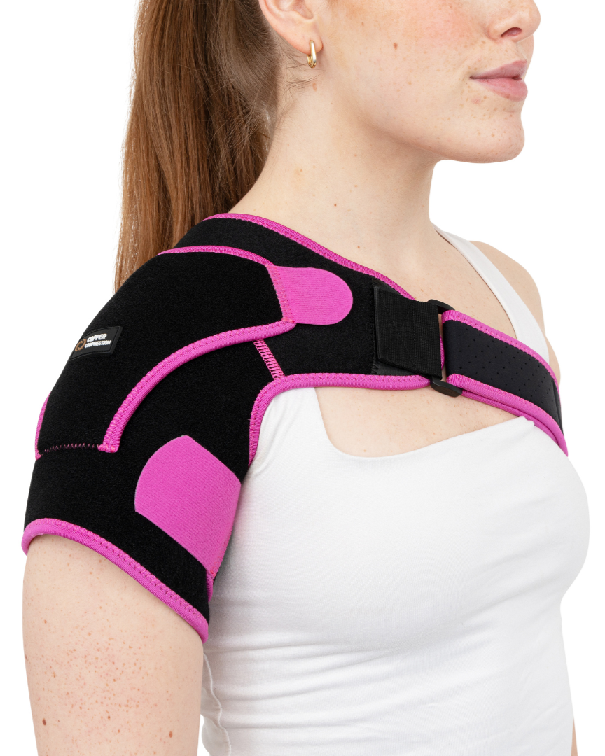 Copper Compression Recovery Shoulder Brace - Copper Shoulder Support