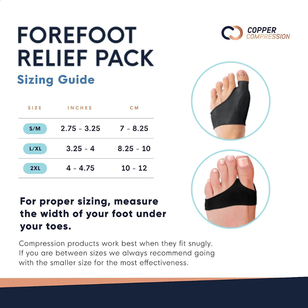 Forefoot Relief Pack – Copper Compression