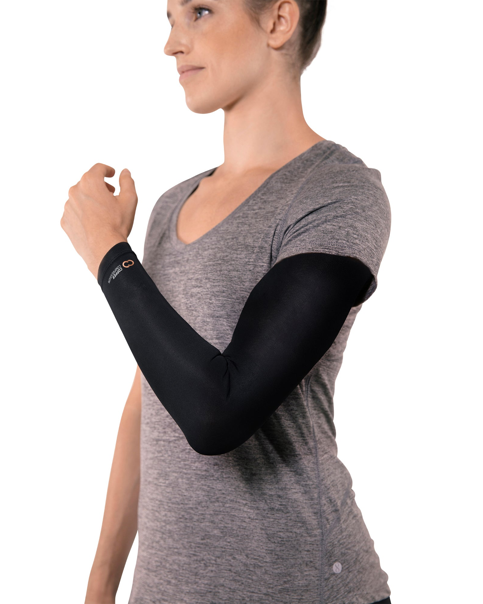 Compression Arm Sleeve - Unisex Copper-Infused Custom Fit – Copper ...