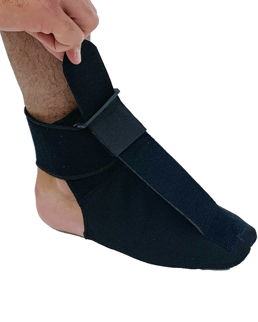 Copper-Infused Plantar Fasciitis Night Sock - Snug Adjustable Fit ...