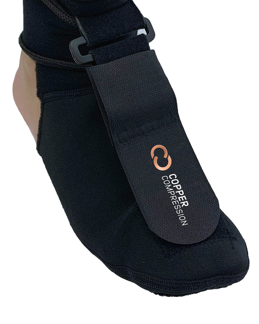Copper-Infused Plantar Fasciitis Night Sock - Snug Adjustable Fit ...