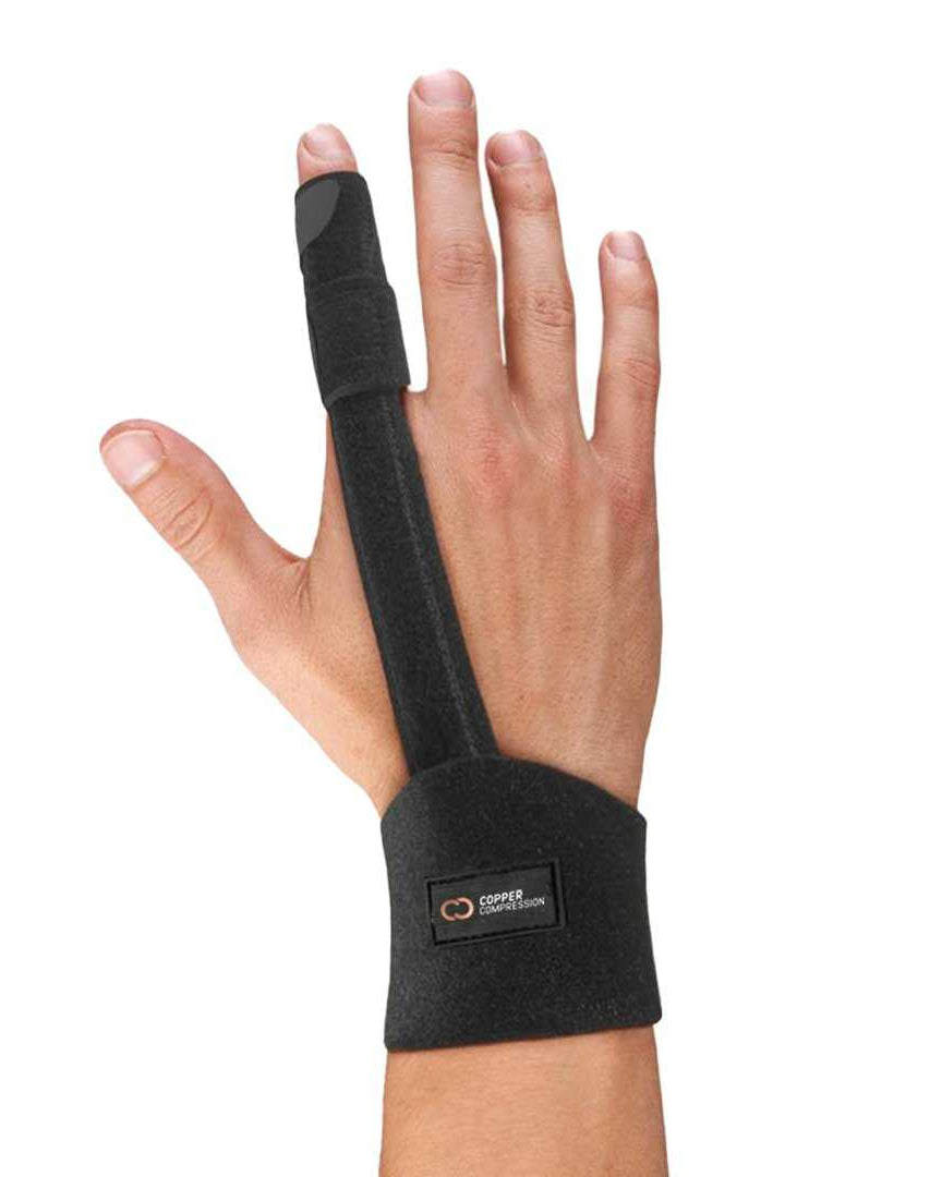 Copper-Infused Finger Splint Brace - Adjustable to Fit all Fingers ...
