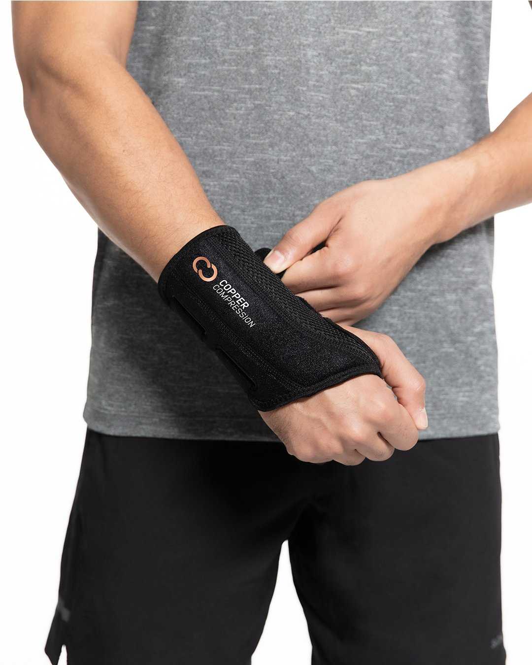 Copper Wrist Brace for Left or Right Hand - Custom Unisex Fit – Copper ...
